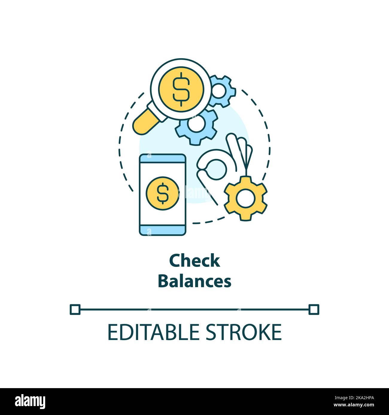 Check balances Stock Vector Images - Alamy