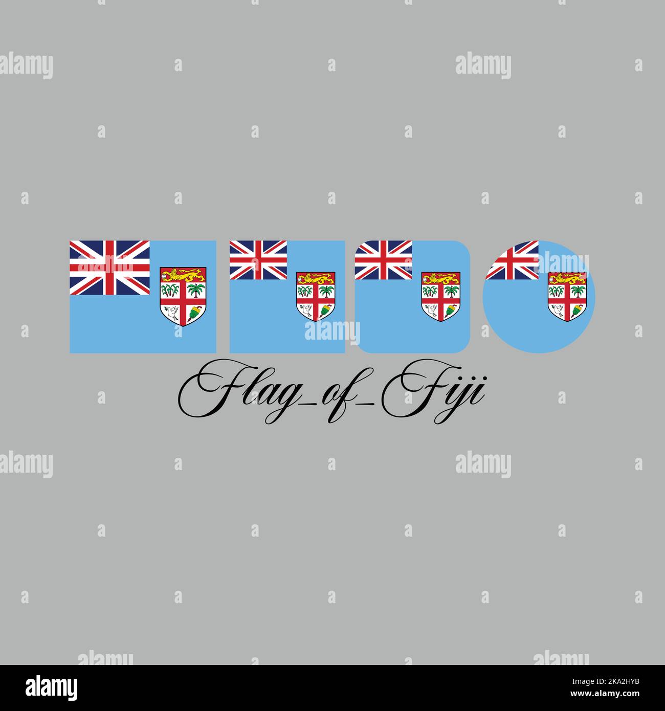 Flag of Fiji Stock Vector Image & Art - Alamy