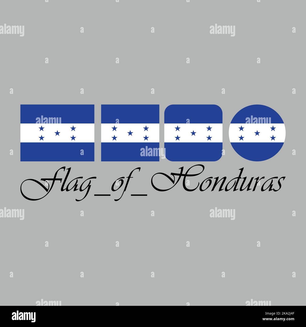 Flag of Honduras Stock Vector Image & Art - Alamy