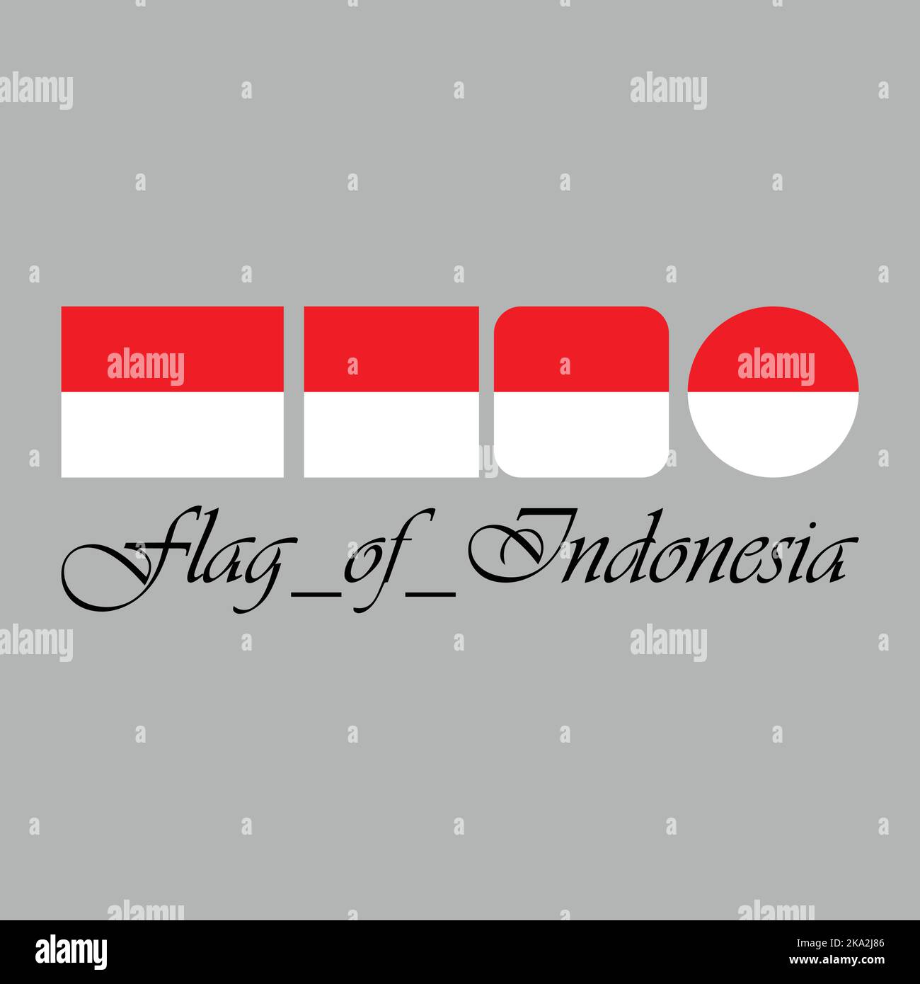 International flags indonesia Stock Vector Images - Alamy