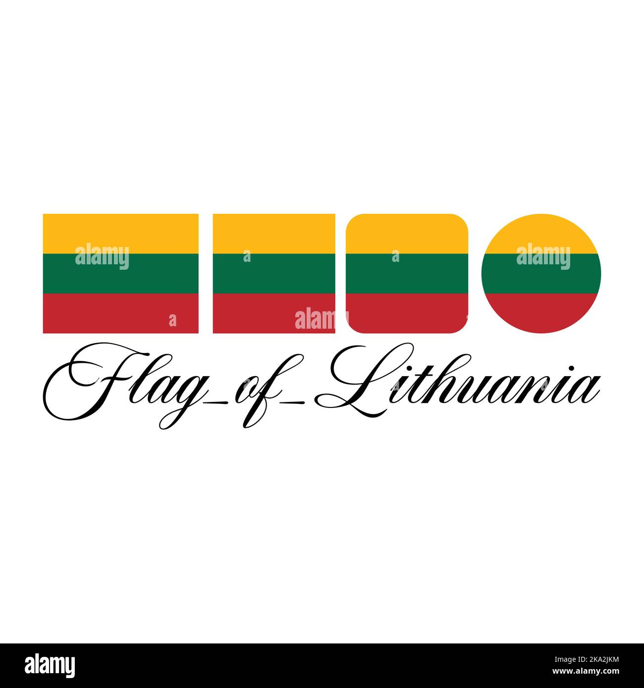 Flag of Lithuania Stock Vector Image & Art - Alamy