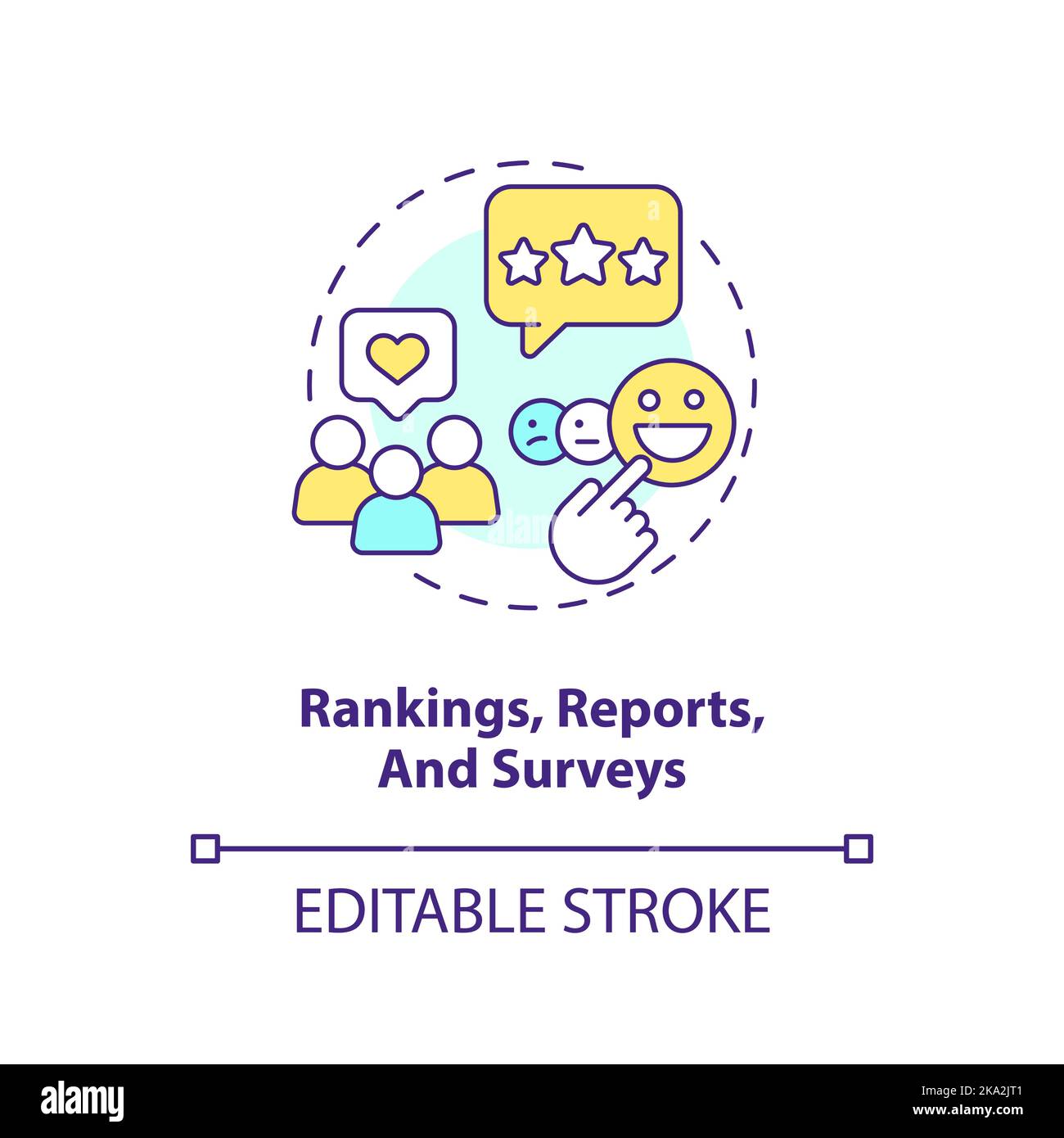 Check company reputation concept icon Stock Vector Image & Art - Alamy