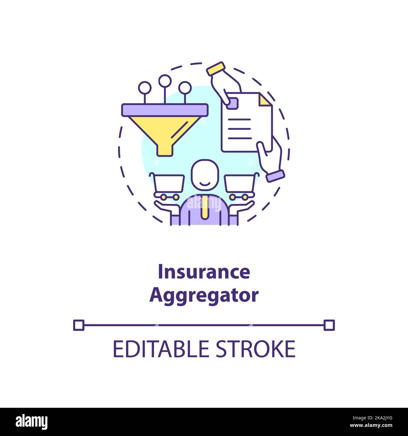 Insurance broker circle hi-res stock photography and images - Alamy