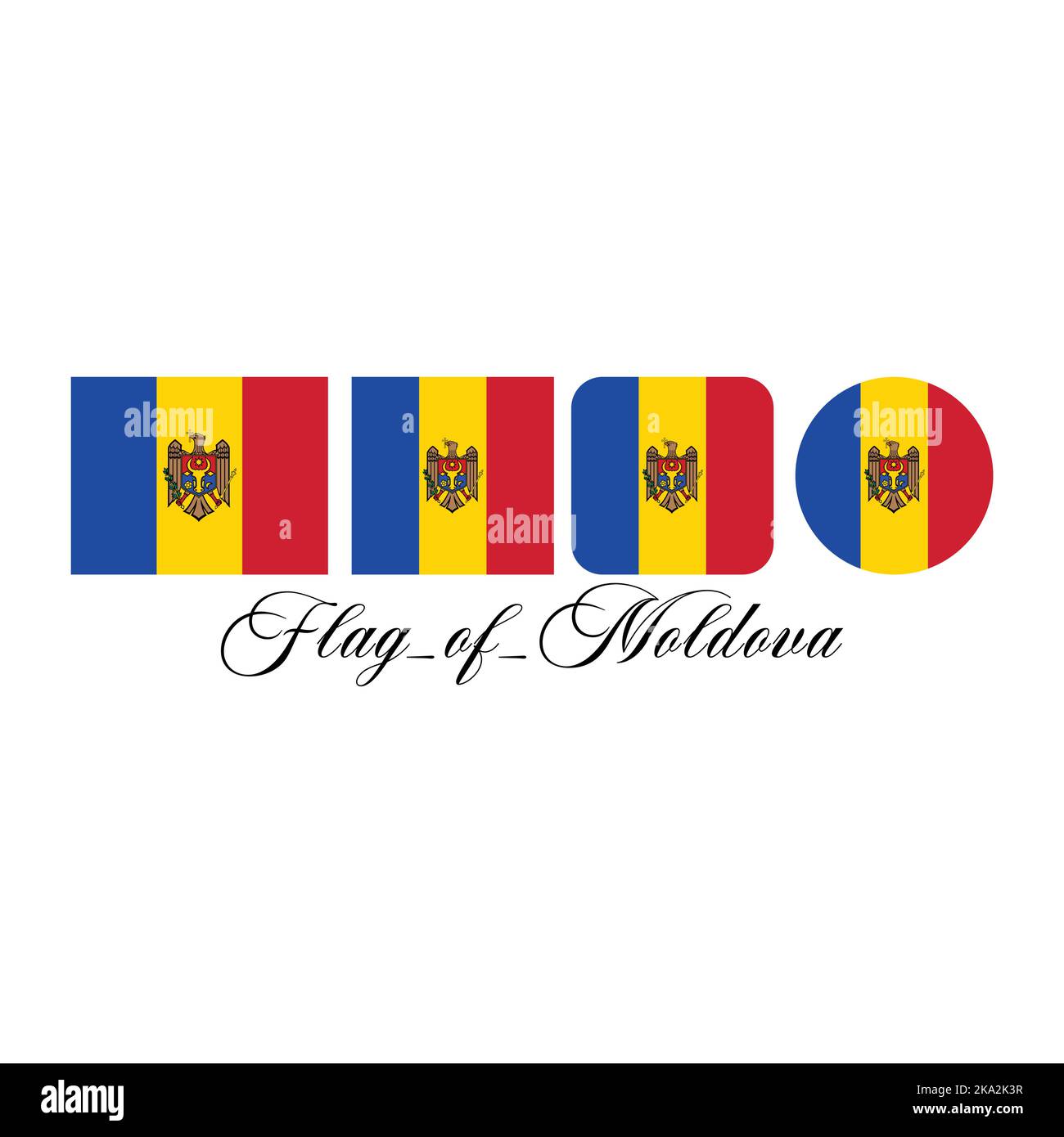 Flag of Moldova Stock Vector Image & Art - Alamy