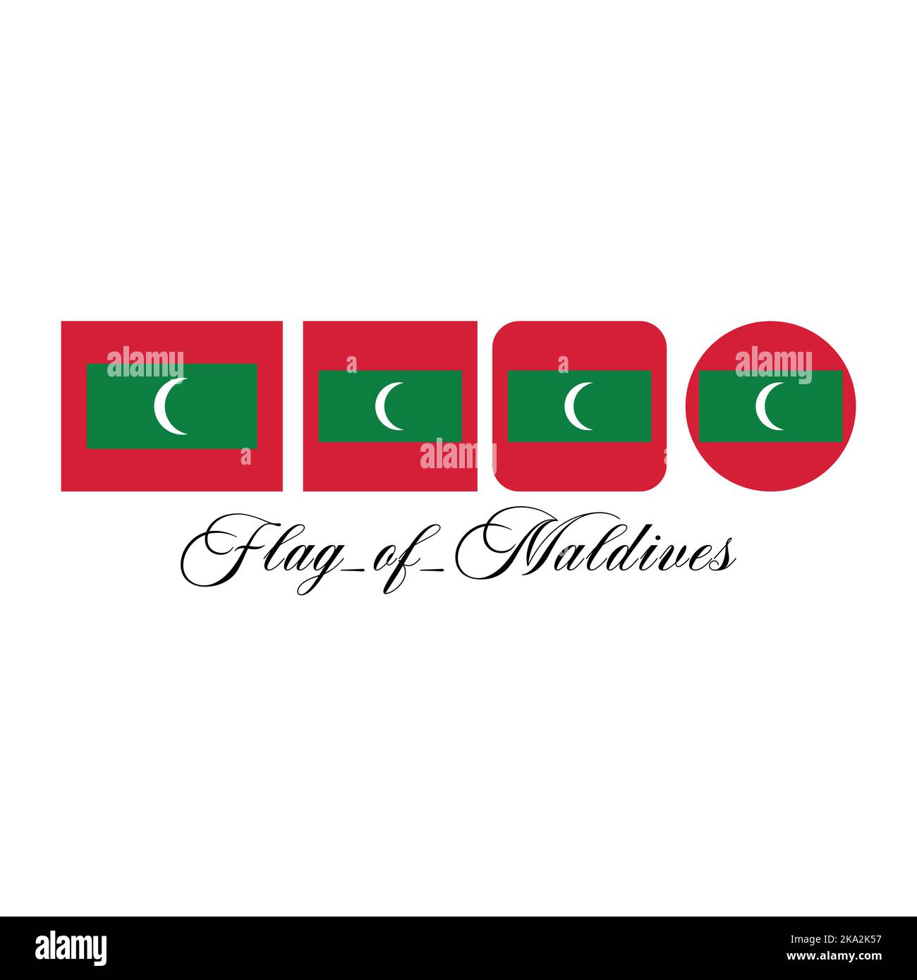 Flag of Maldives Stock Vector Image & Art - Alamy