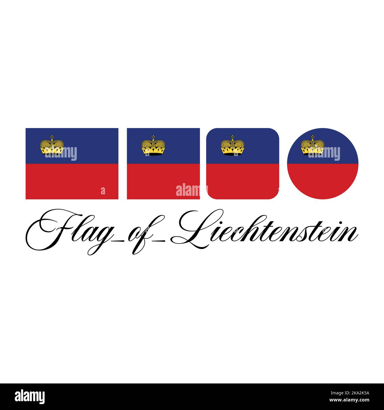Flag of Liechtenstein Stock Vector Image & Art - Alamy
