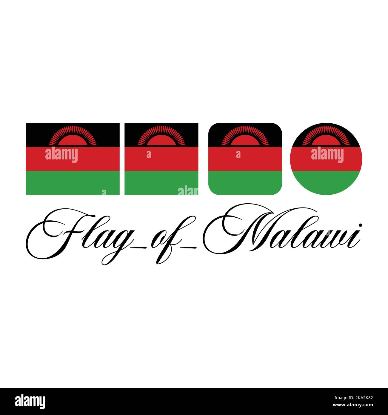 Flag of Malawi Stock Vector Image & Art - Alamy