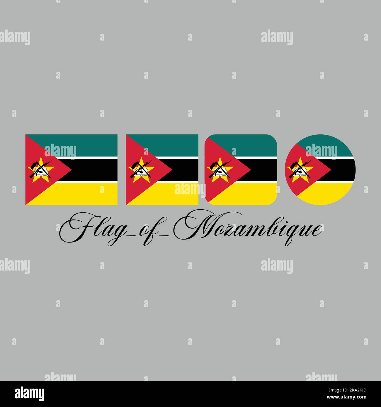 Usa mozambique flag Stock Vector Images - Alamy