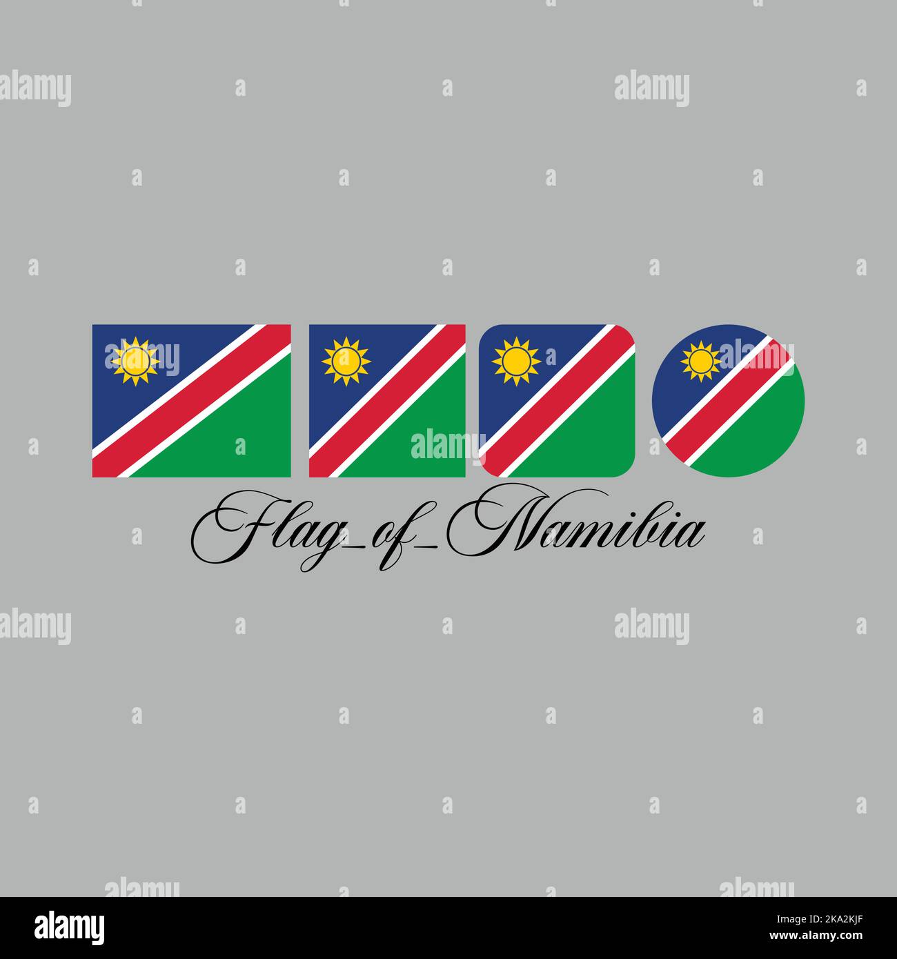 Flag of Namibia Stock Vector Image & Art - Alamy