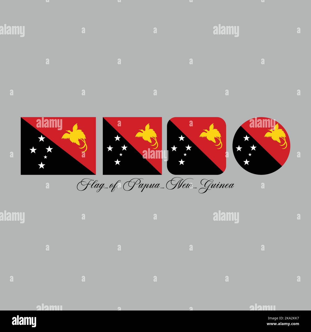 Flags papua new guinea Stock Vector Images - Alamy