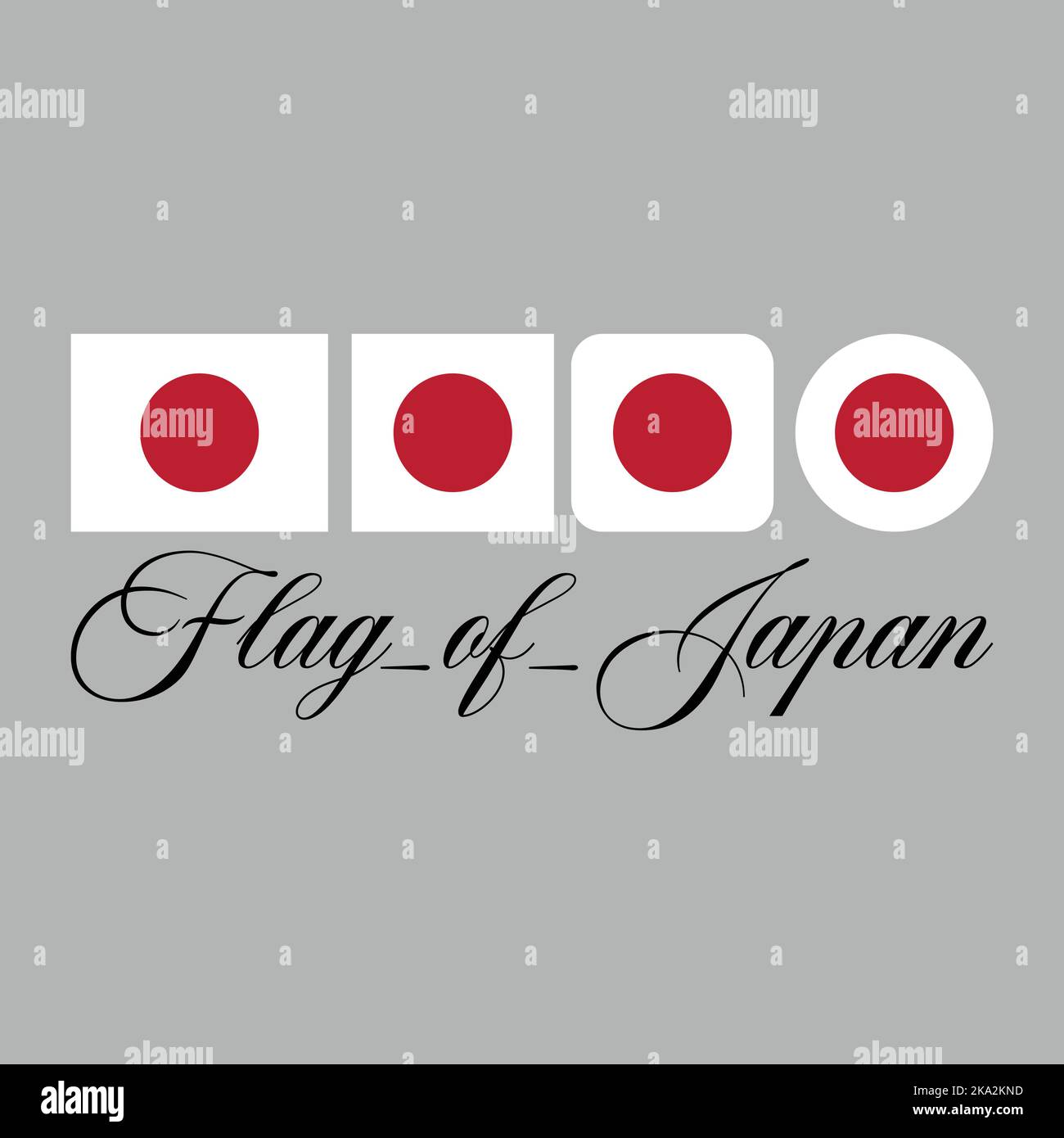 flag of japan Stock Vector Image & Art - Alamy