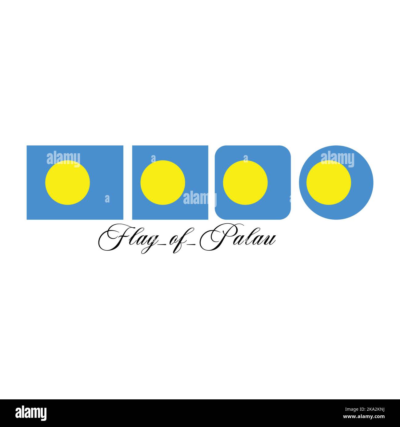 flag of palau Stock Vector Image & Art - Alamy