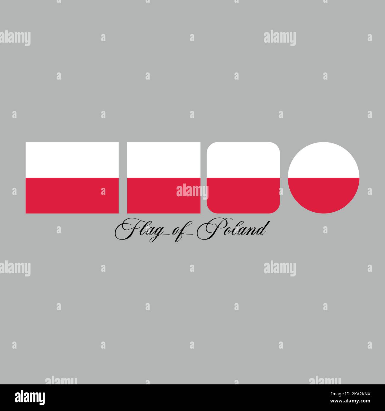 flag of poland Stock Vector Image & Art - Alamy