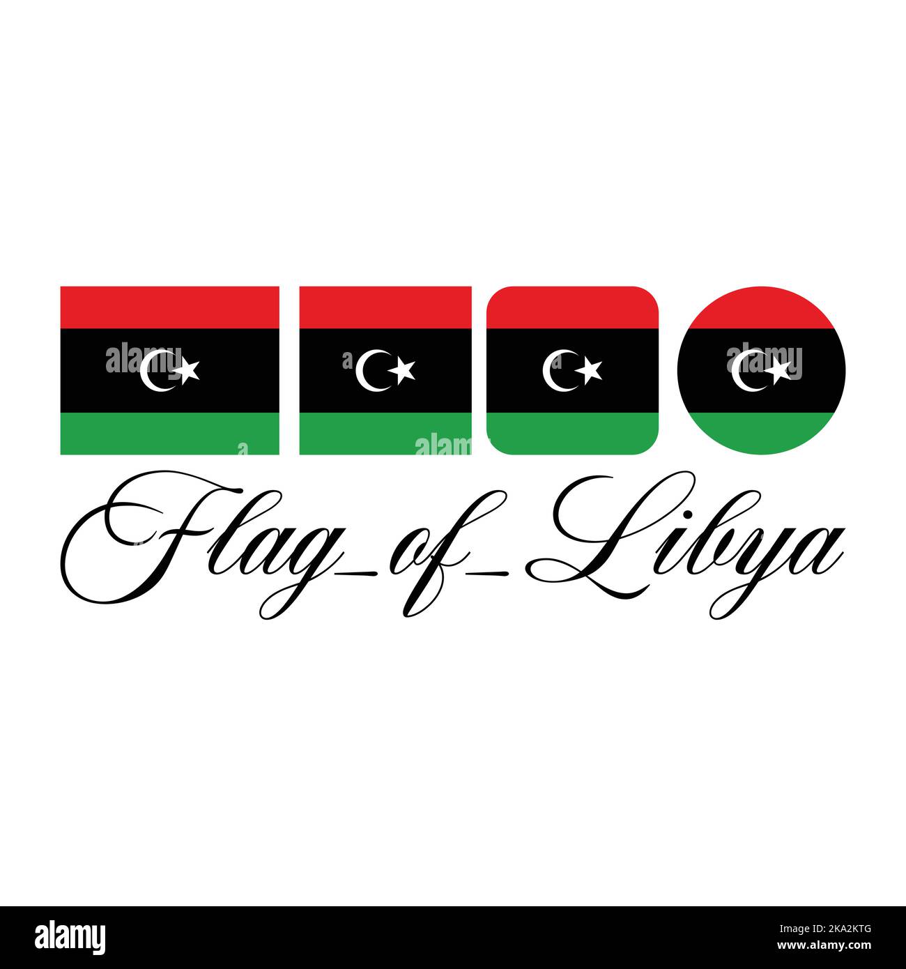 Flag of Libya Stock Vector Image & Art - Alamy