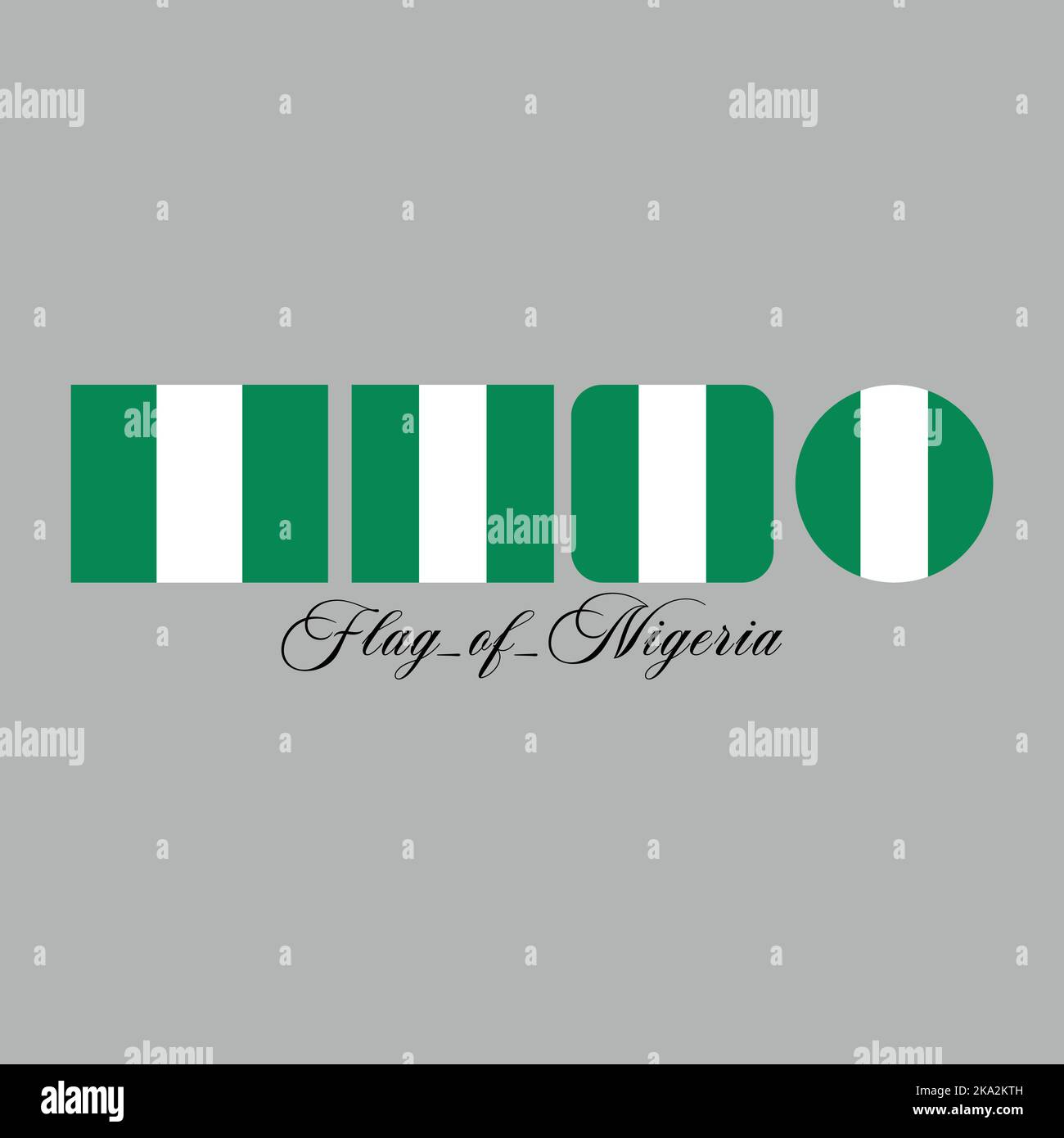 flag of Nigeria Stock Vector Image & Art - Alamy