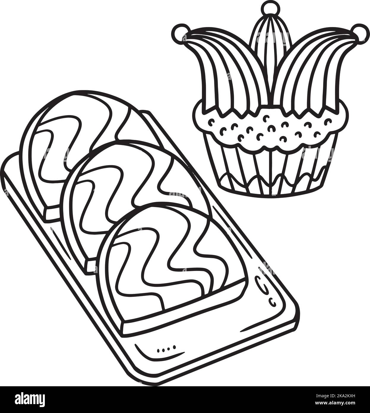 Rainbow bread Stock Vector Images - Alamy