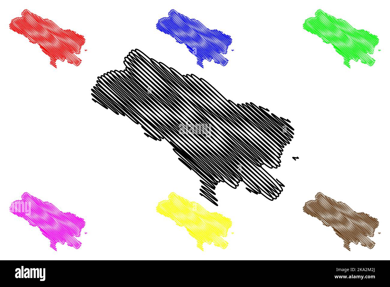 Enggano Island (Republic of Indonesia, Indian Ocean) map vector ...