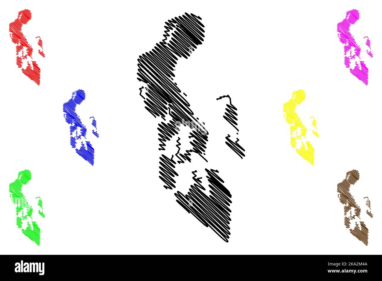 Camorta, Nancowry and Trinket Island (Republic of India, Nicobar ...