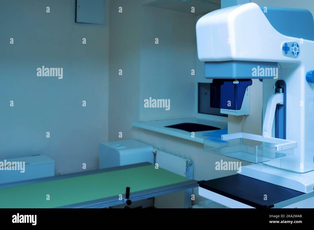 Interior of a modern X-ray inspection cabinet in private clinic Stock ...