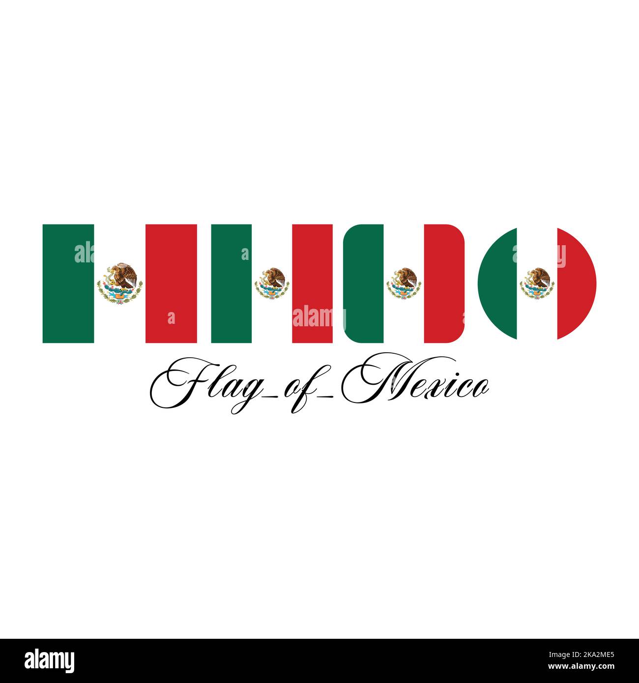 flag of mexico nation design artwork with different style. Editable ... flag of mexico nation design artwork with different style. Editable ...