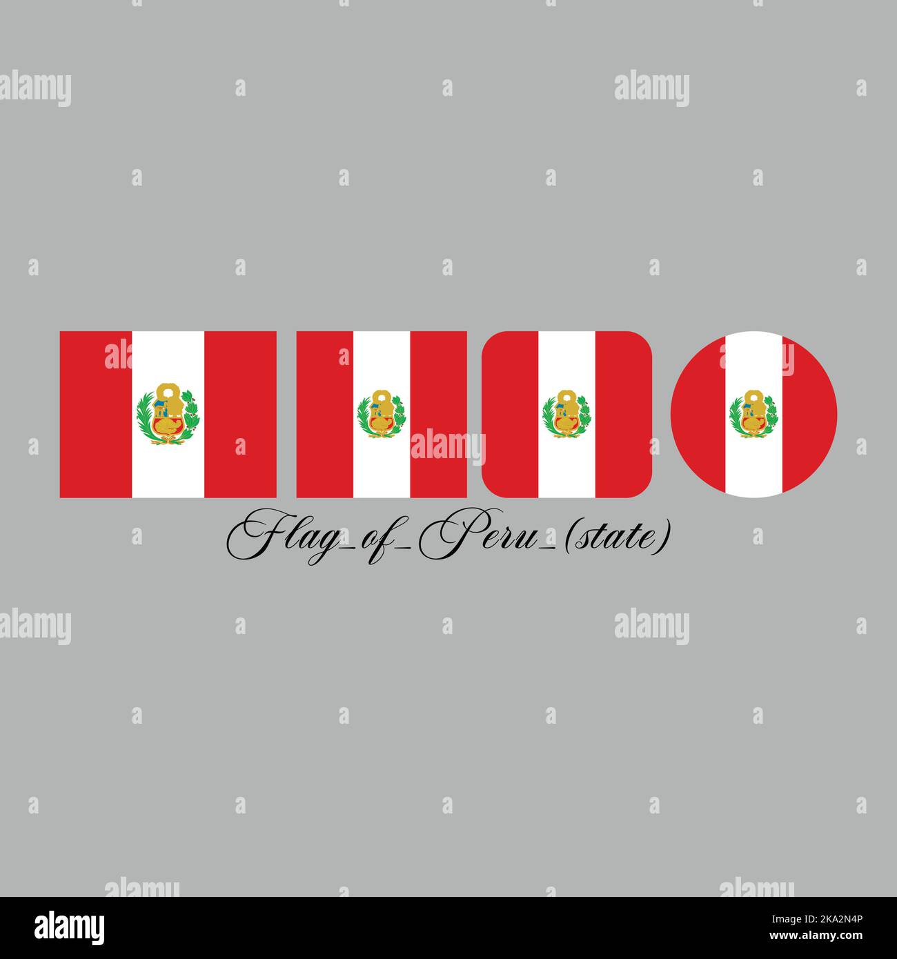 flag of peru state nation design artwork with different style. Editable, resizable, EPS 10 ...