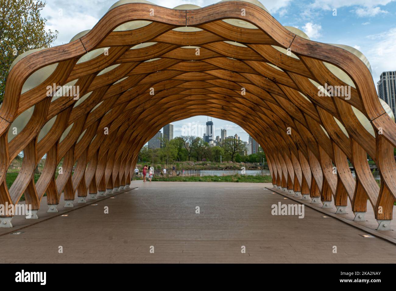 The South Pond Pavilion in Lincoln Park, Chicago Stock Photo - Alamy