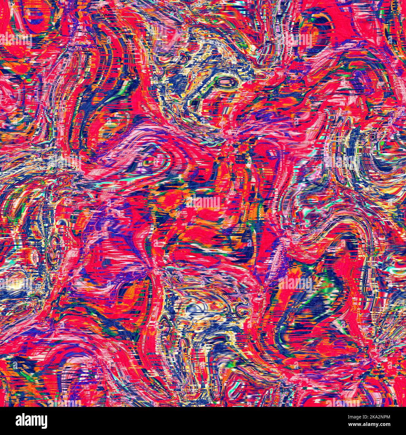 Vibrant pink distortion pattern. Bright colorful kitsch wallpaper for ...