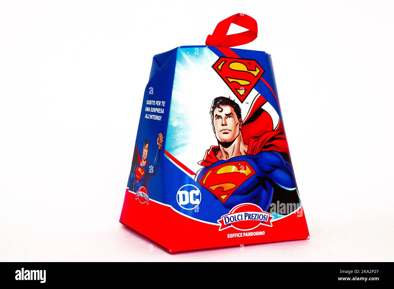 Superman with the Pandoro, a traditional Italian Christmas sponge cake ...