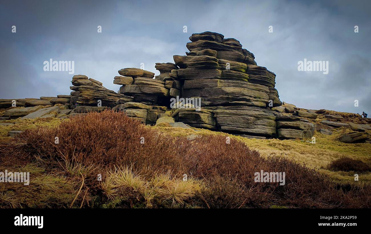 The Wheel Stones on Derwent Edge, Peak District National Park ...