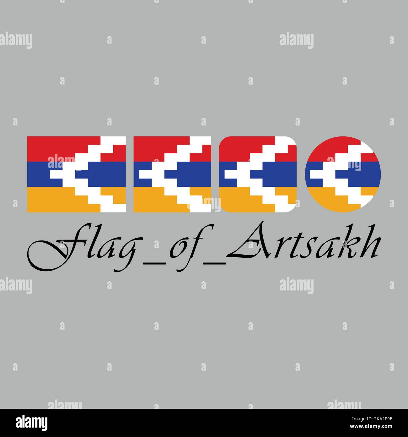 Artsakh flag vector vectors hi-res stock photography and images - Alamy