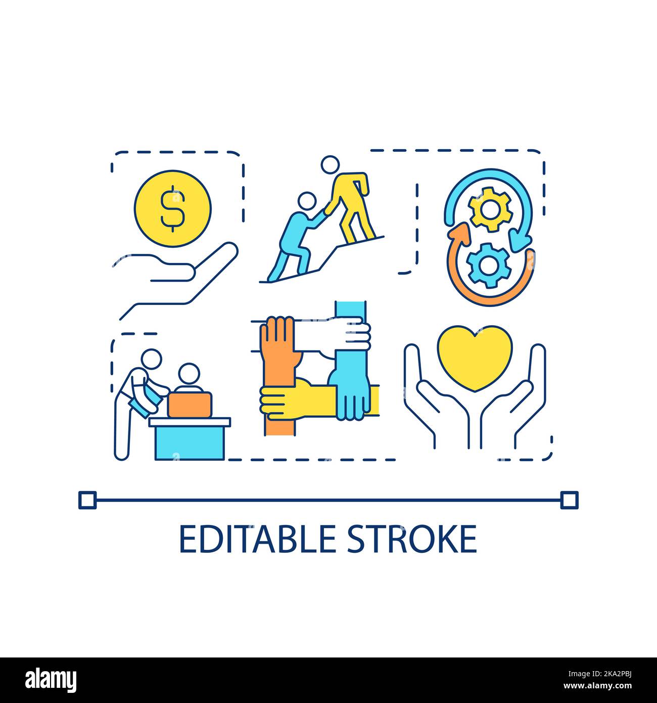 Work friendly environment Stock Vector Images - Alamy