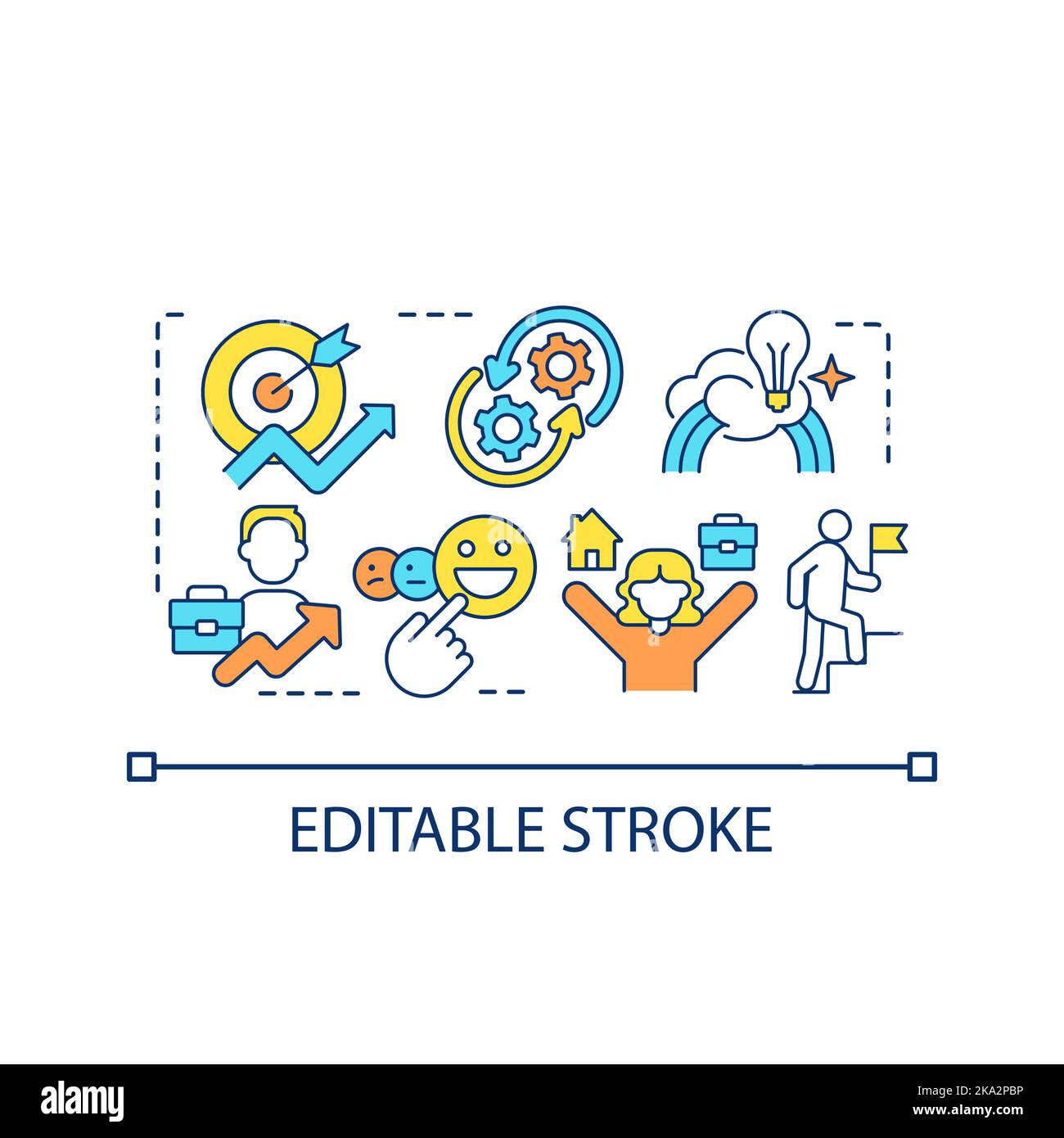 Work life balance concept icon Stock Vector Image & Art - Alamy