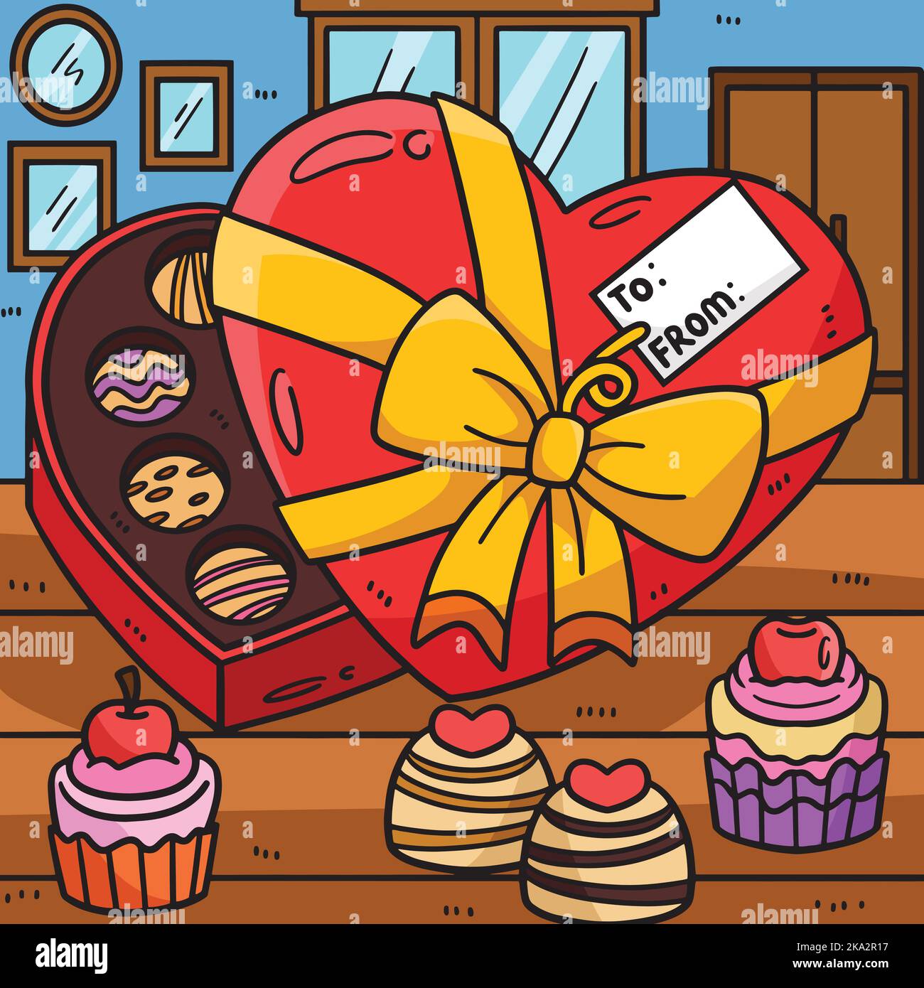 Chocolate Valentine Hearts Clip Art Of Collage 34095 Chocolate