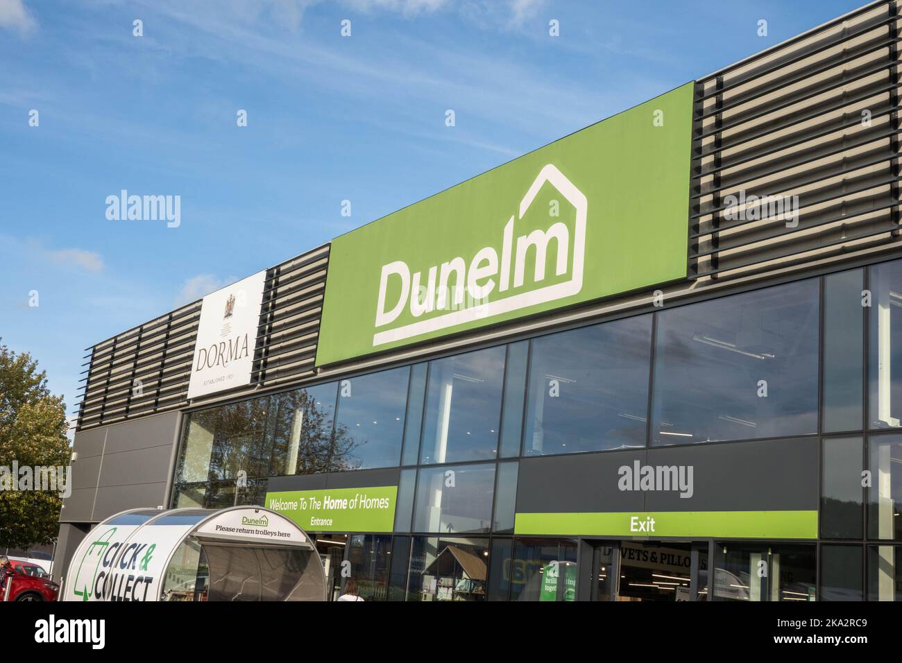 Dunelm retail shop Salhouse Road Norwich Norfolk UK Stock Photo - Alamy