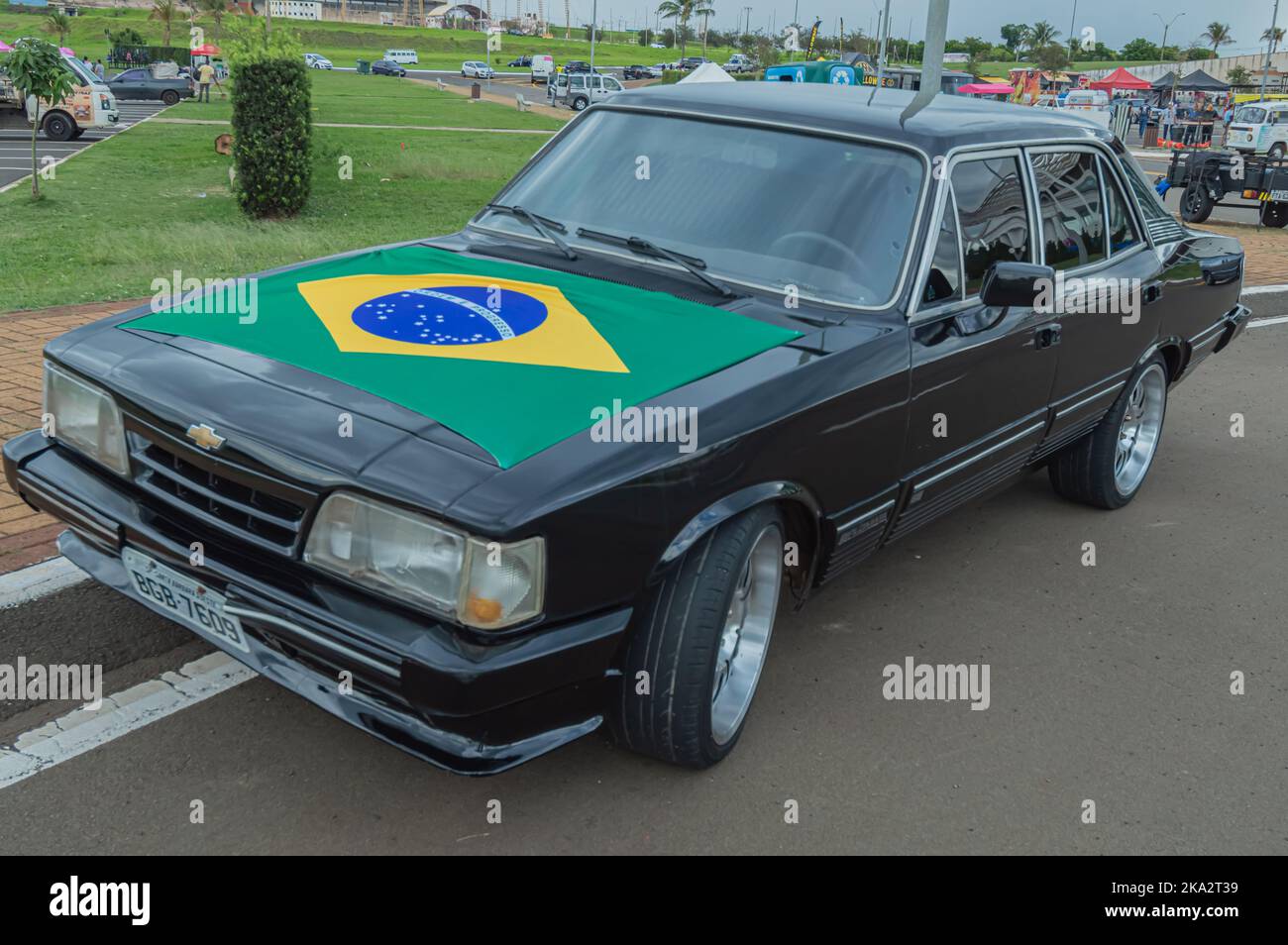 Paulinia-sp,Brazil-October 30,2022 : opal diplomat,old carrro with the ...