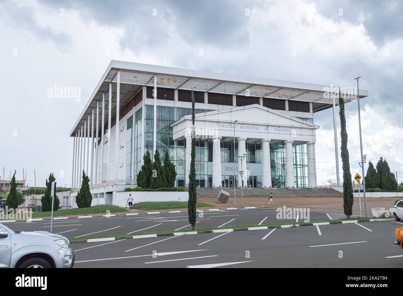 Paulinia-sp,Brazil-October 30,2022 : Paulinia Municipal Theatre "Teatro ...