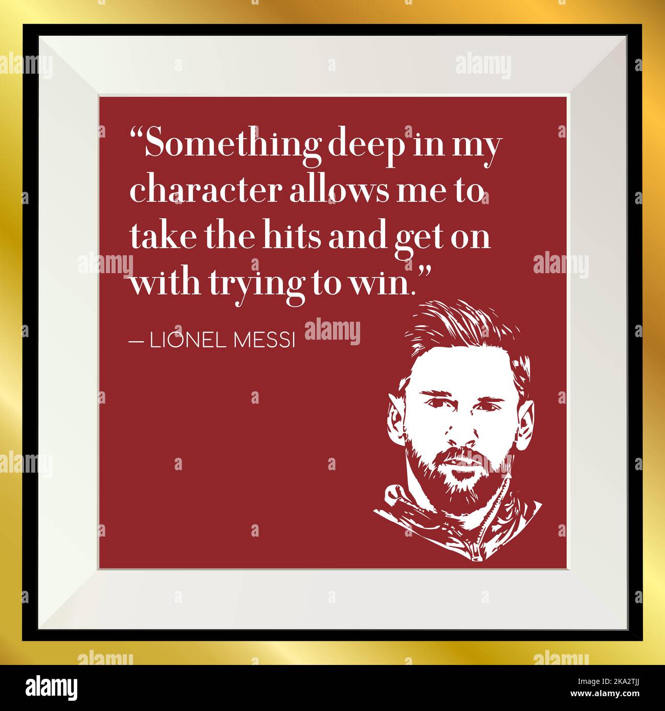 Lionel messi vector Stock Vector Images - Alamy