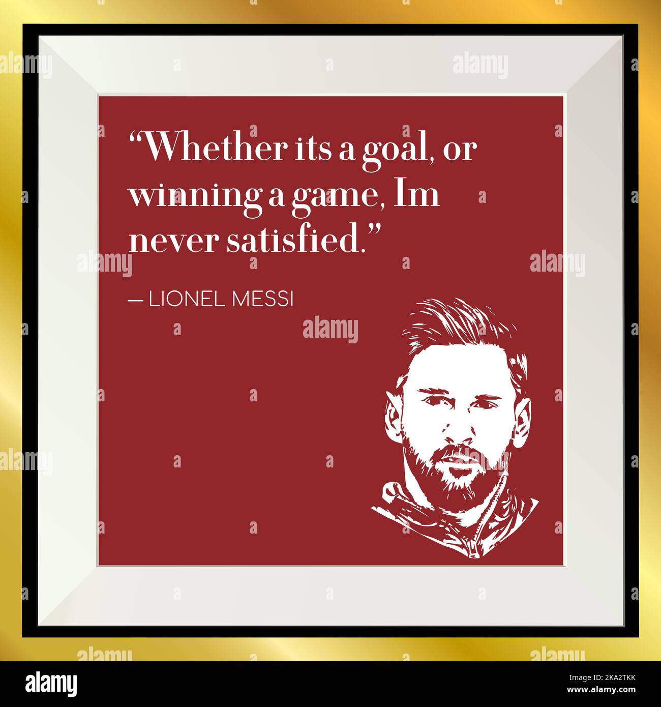 Lionel messi artwork Stock Vector Images - Alamy