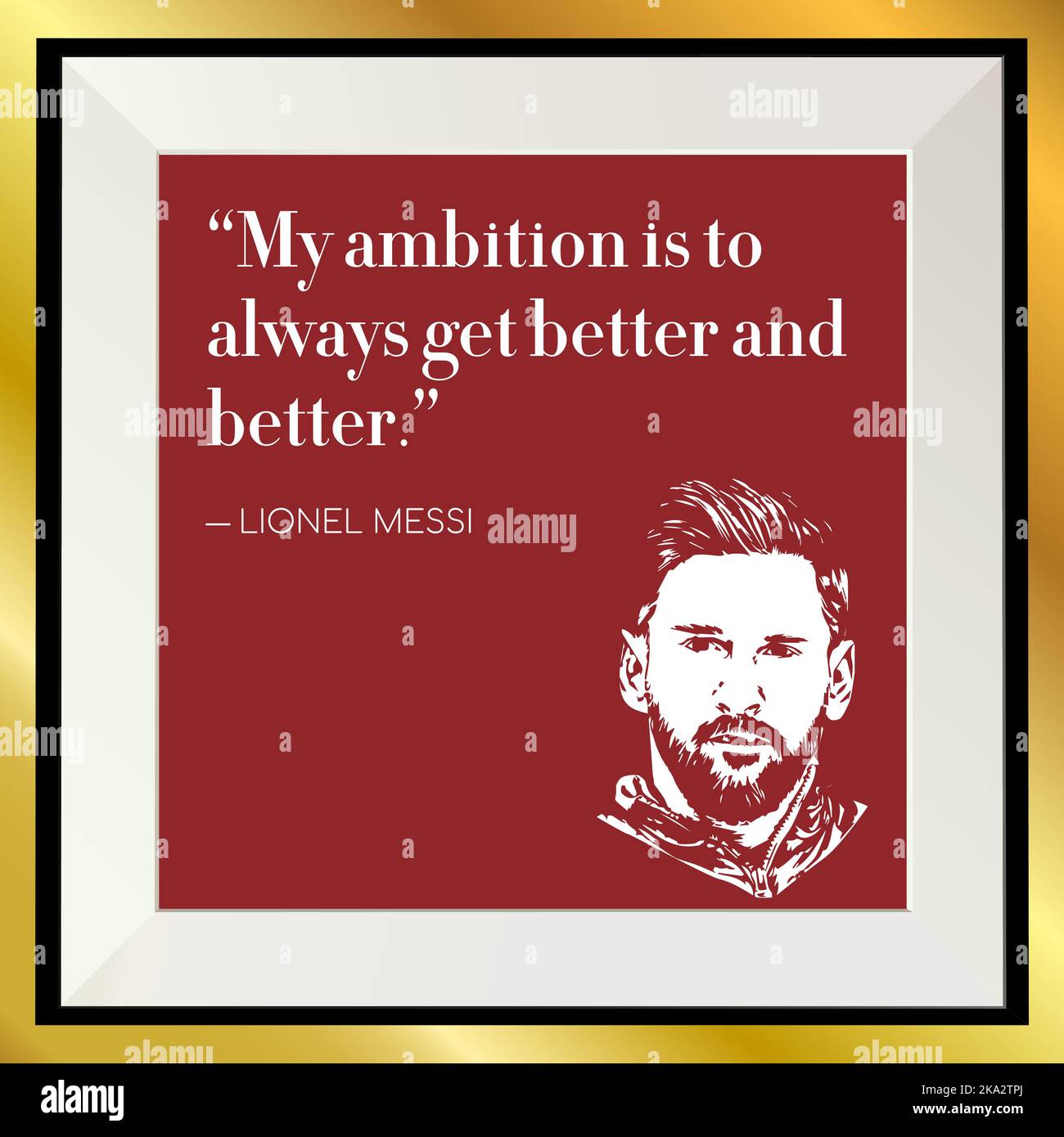 Lionel messi artwork Stock Vector Images - Alamy