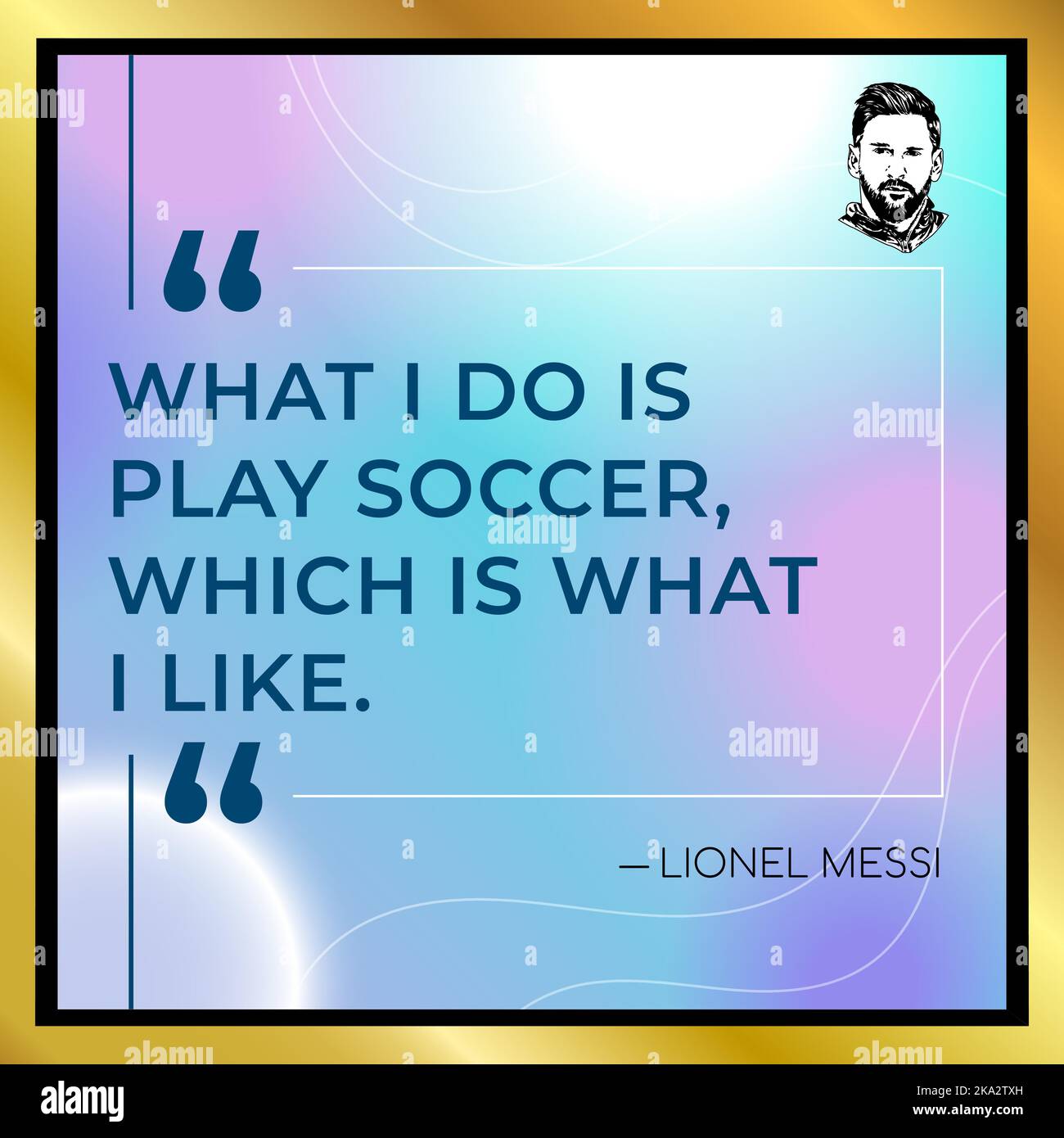 Lionel messi artwork Stock Vector Images - Alamy