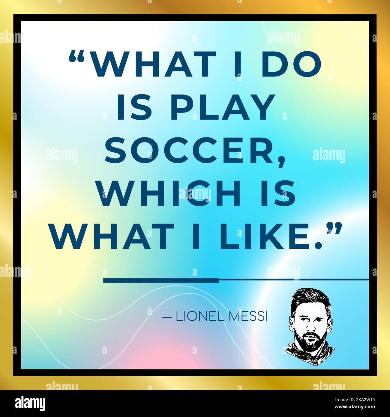 Lionel messi artwork Stock Vector Images - Alamy