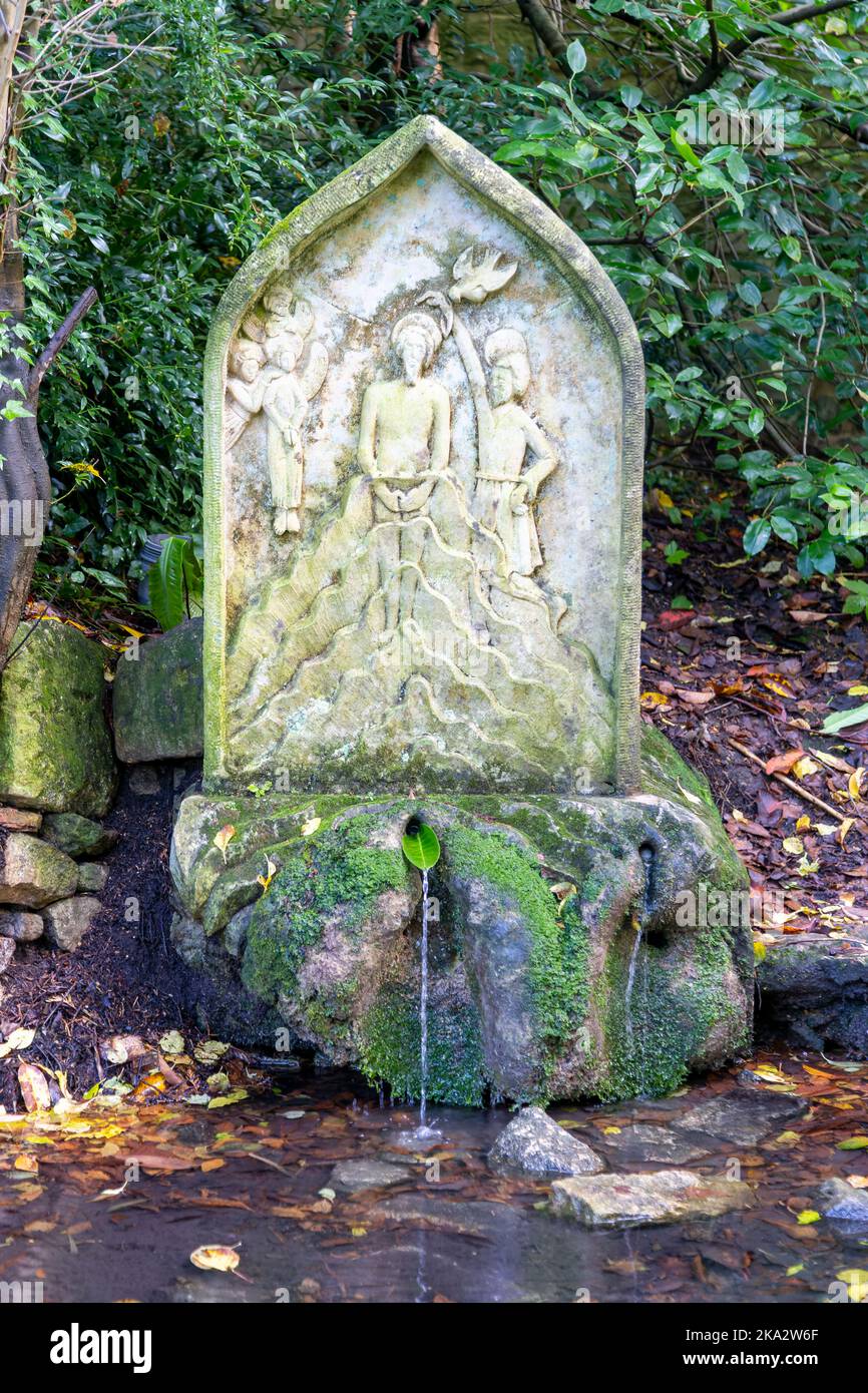 Spring water from sacred well Charlcombe, Bath, Somerset, England, UK ...