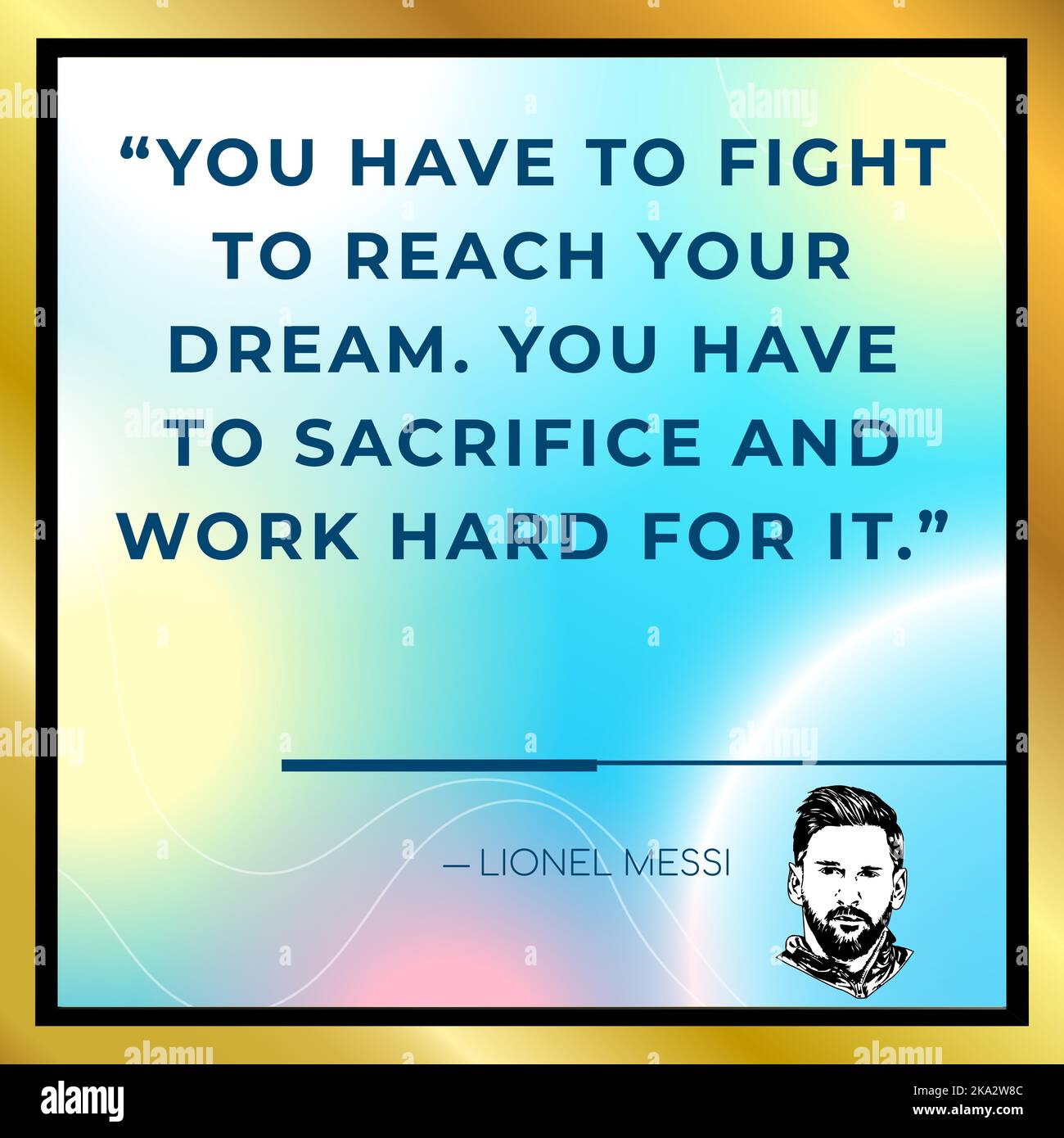 Lionel messi motivation hi-res stock photography and images - Alamy