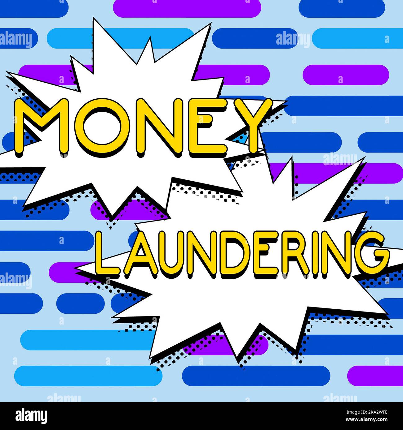 Inspiration showing sign Money Laundering. Word Written on periodic ...