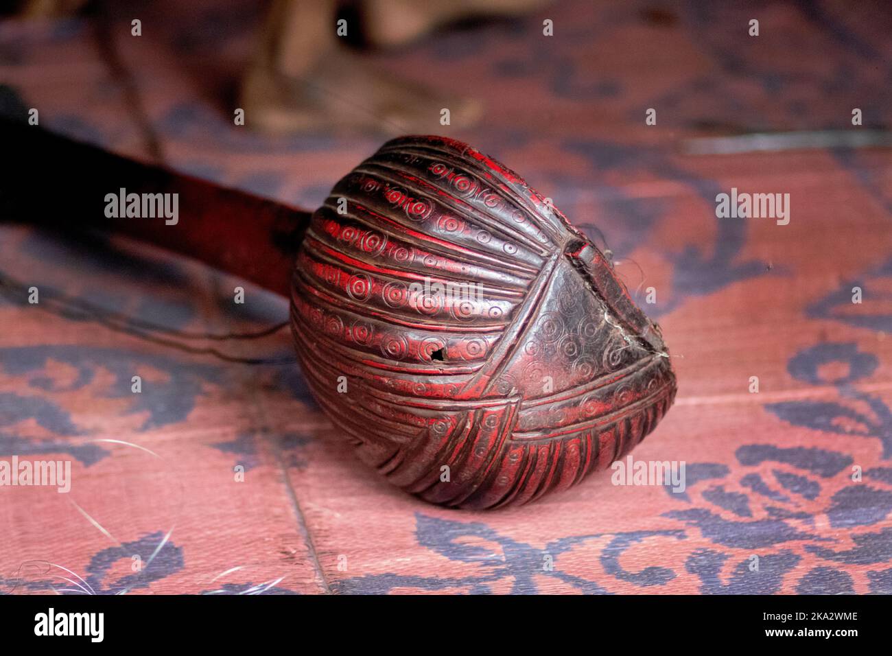 A close-up shot of an old traditional Indian spoon Stock Photo - Alamy