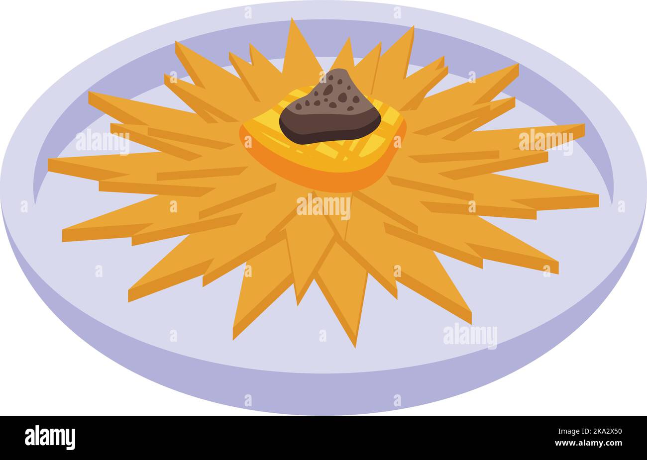 Pasta food icon isometric vector. Pilaf cake. Menu dish Stock Vector ...