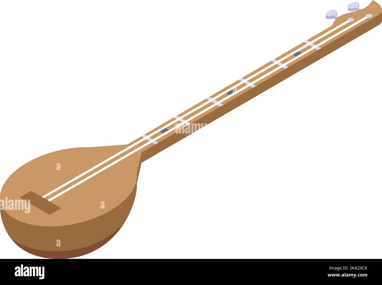 Musical instrument icon isometric vector. Travel city. Asian festival ...