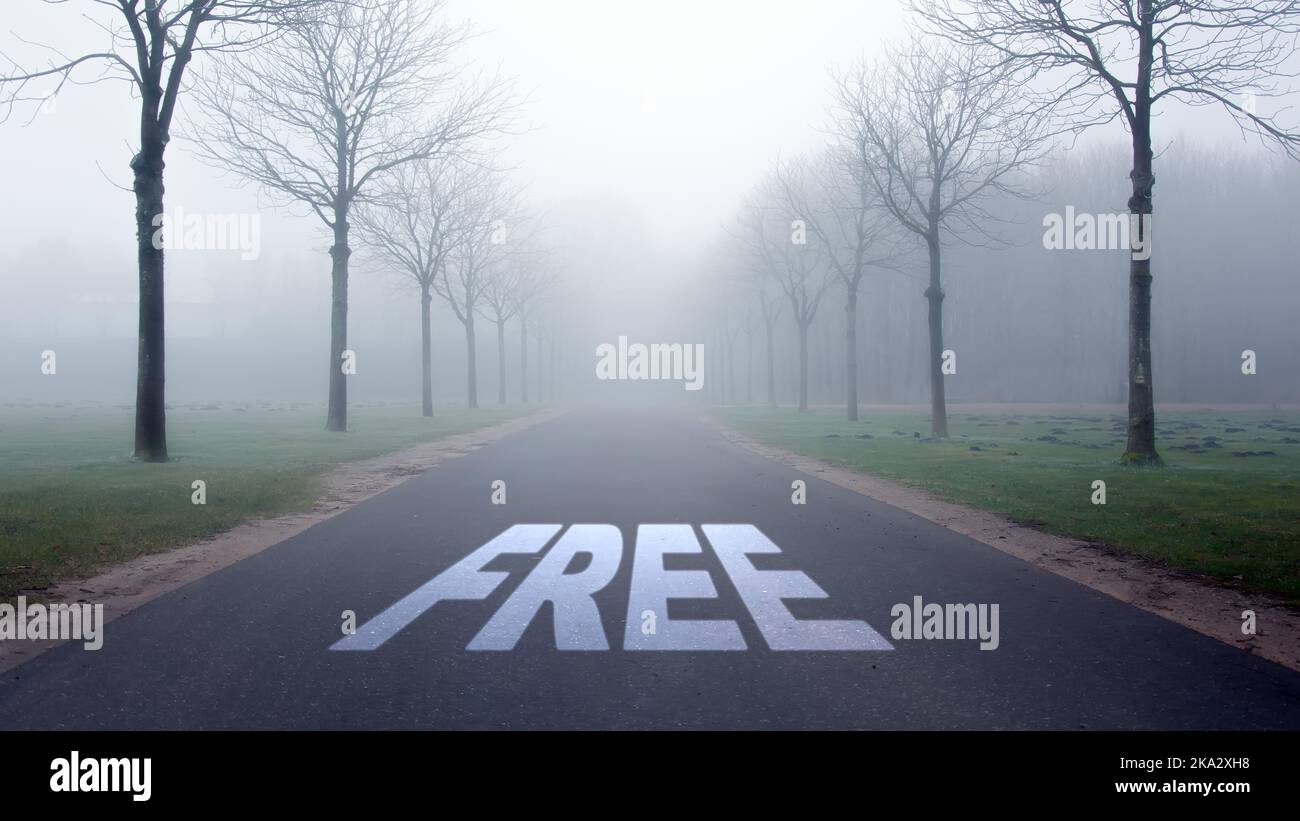Street Sign the Direction Way to Free Stock Photo - Alamy