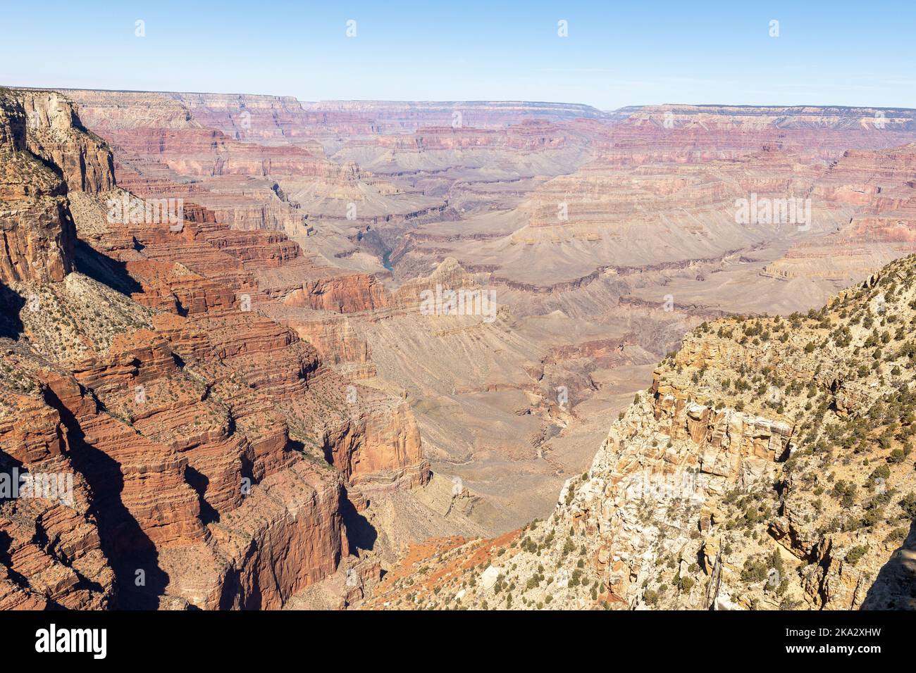 The Grand Canyon national park in Arizona at sunrise Stock Photo - Alamy