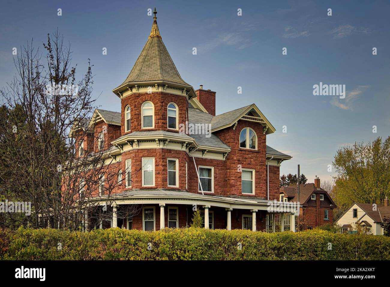 The McVicar Manor red sandstone house in Court Street North, Canada ...